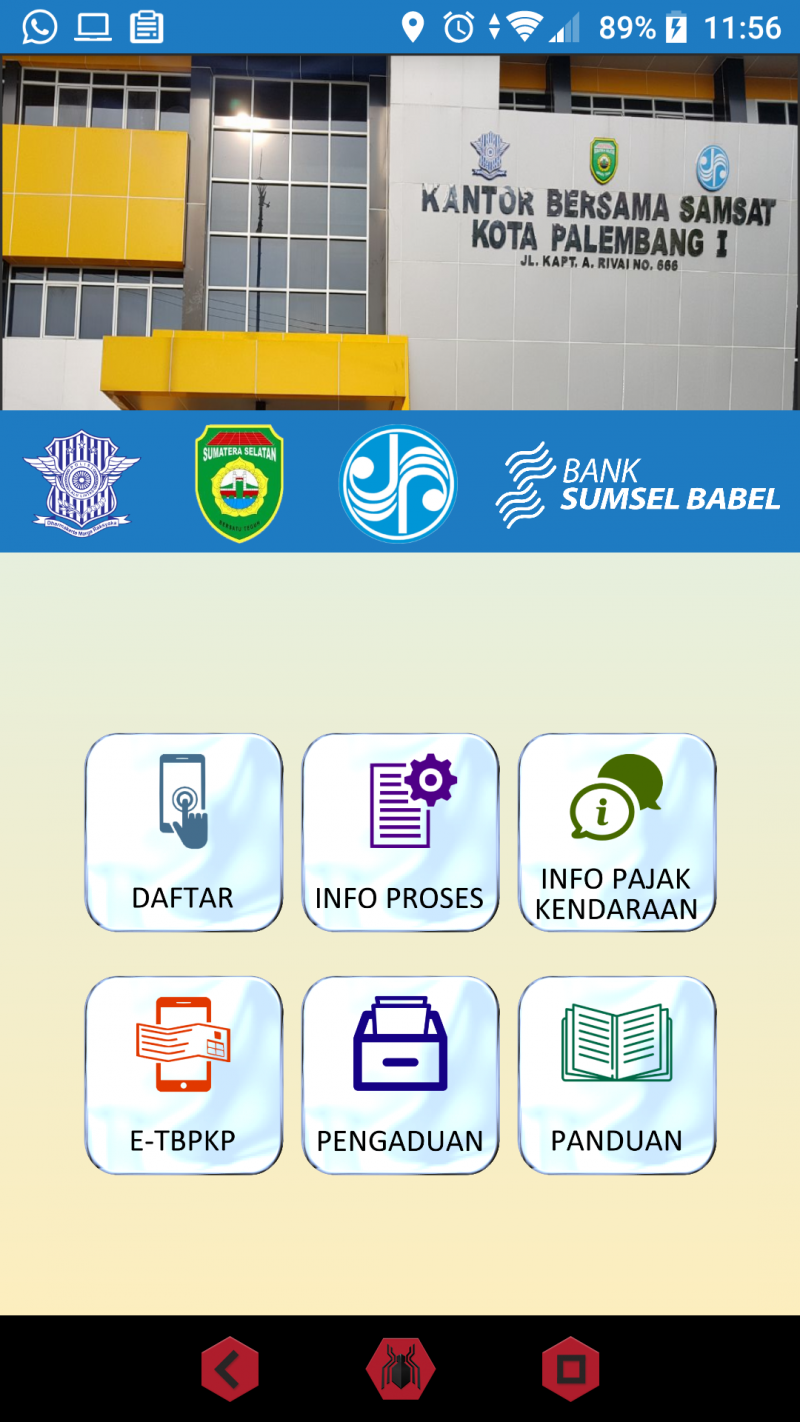 E-Dempo, Bayar Pajak Kendaraan Palembang Online - Quadrant.co.id